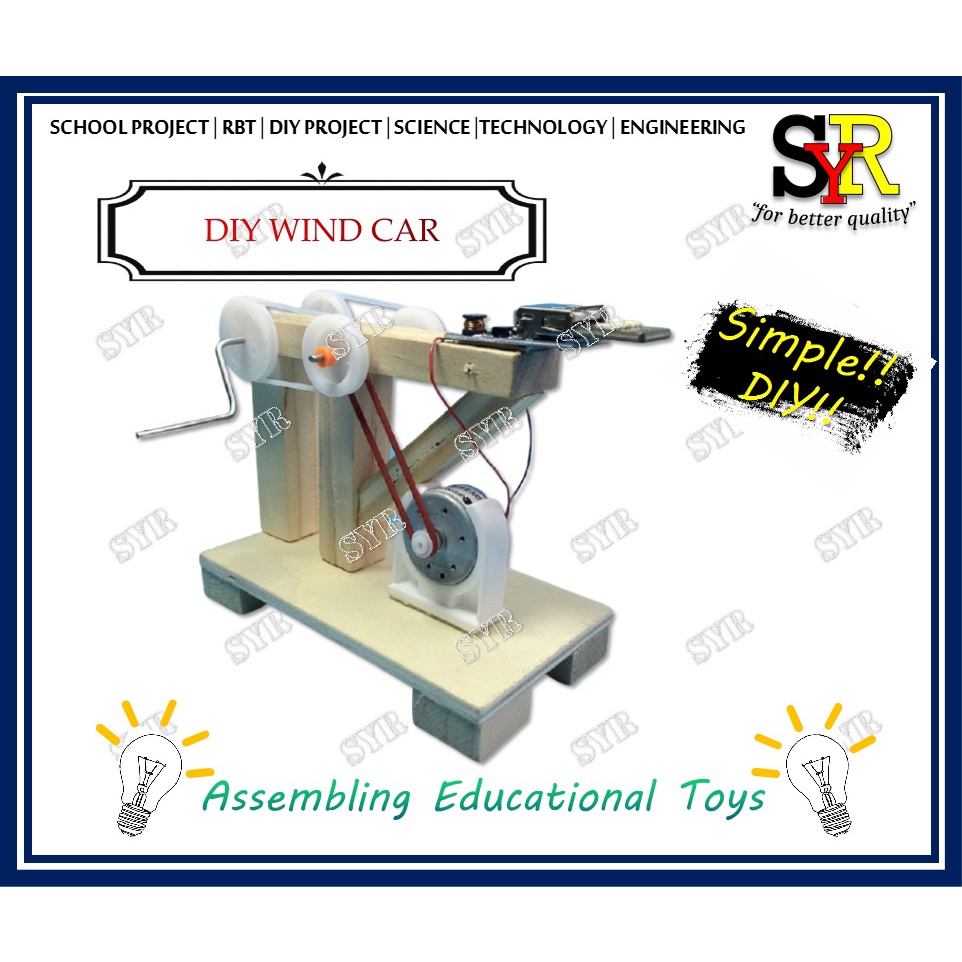 DIY Dynamo Generator USB Model Wood Invention Science Experiment ...