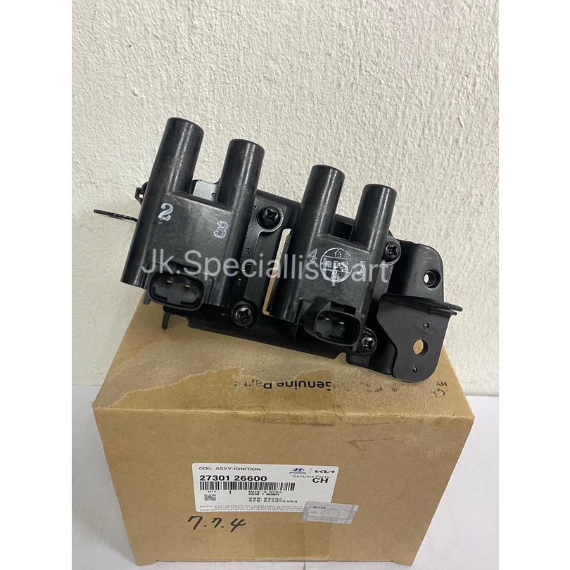 IGNITION COIL GENUINE PART (ORIGINAL) [27301-26600] HYUNDAI MATRIX 1.6 ...