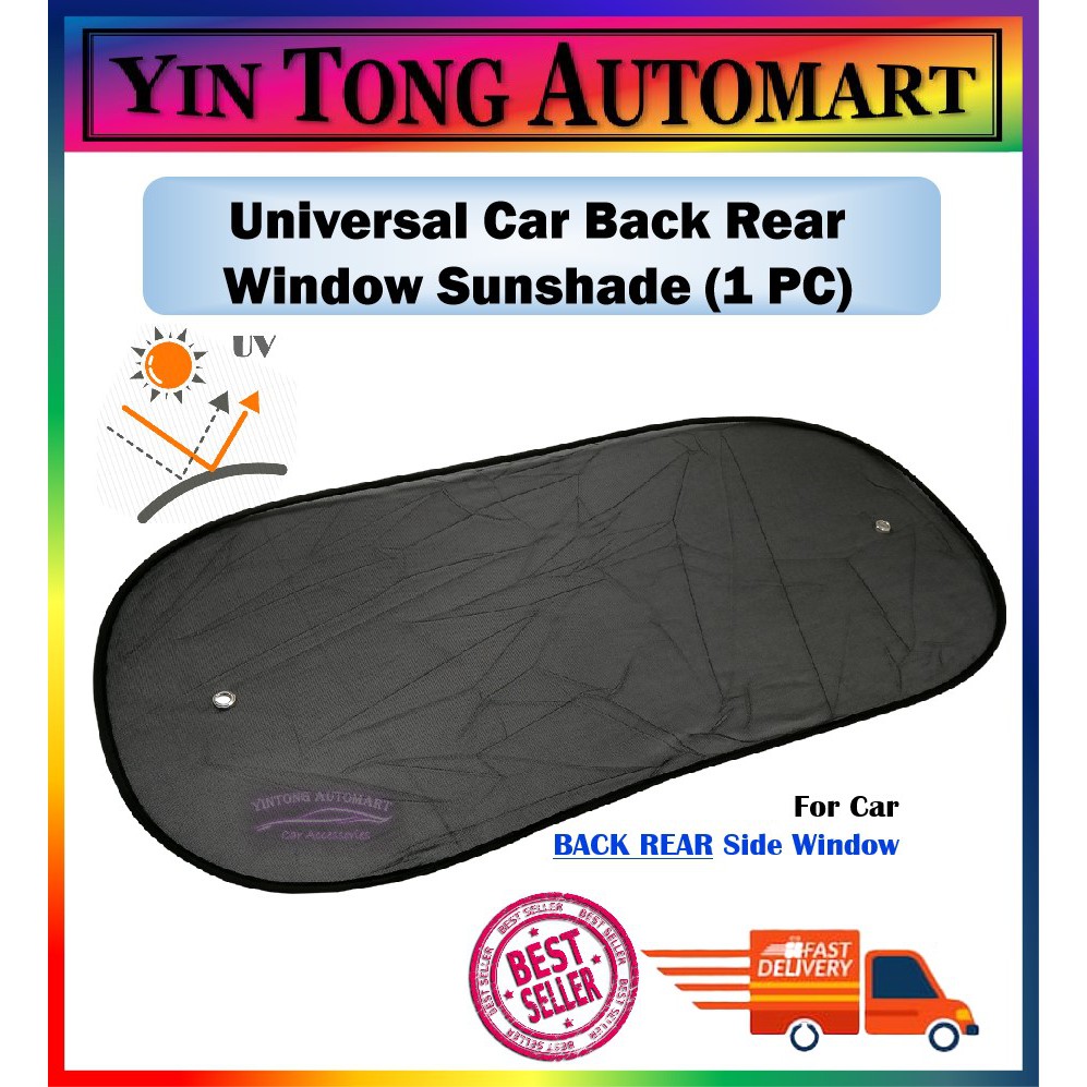 Universal Car Back Rear Window Sun Shade (1 PC) | Shopee Malaysia
