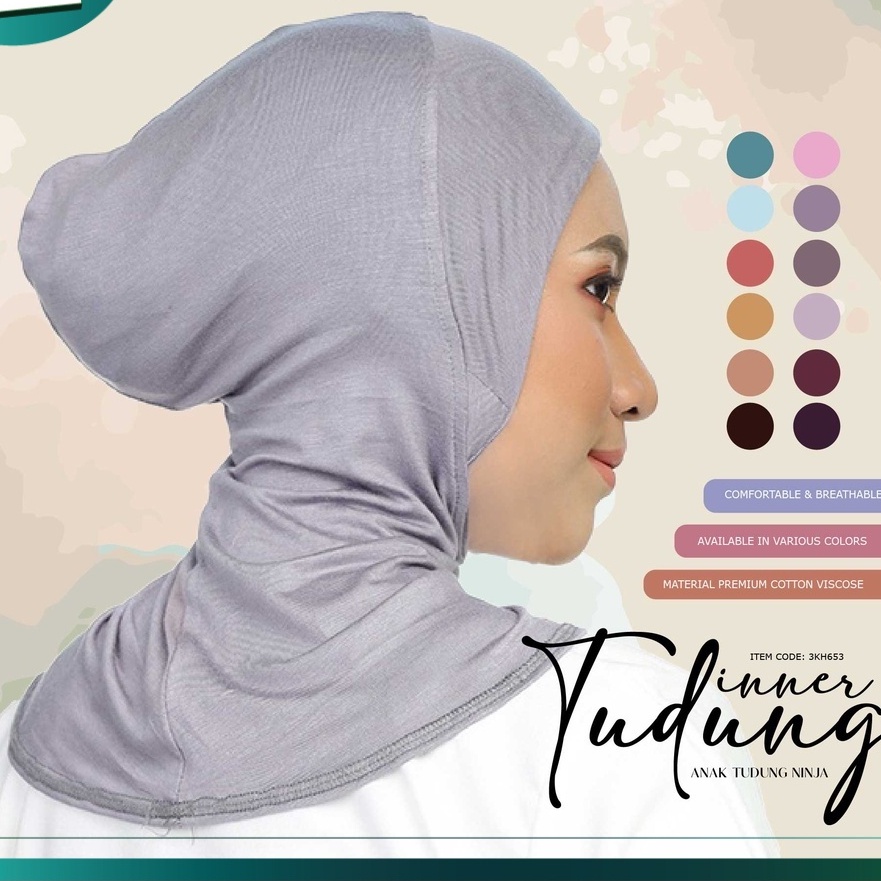 Anak Tudung Inner Neck Tie Back Tudung | Shopee Malaysia