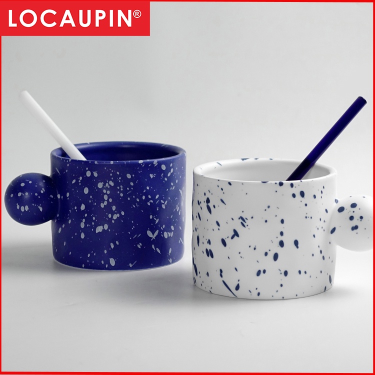 Locaupin Ceramic Novelty Art Gallery Office Coffee Mugs Milk Mugs ...