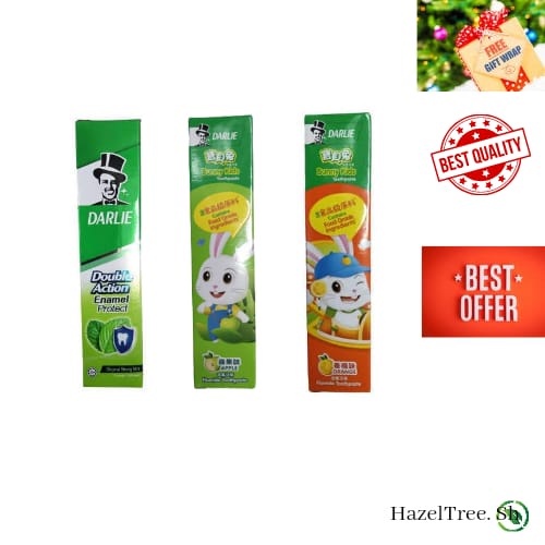 Darlie Bunny Kids Toothpaste/Darlie Double Action Enamel Protect 40g ...
