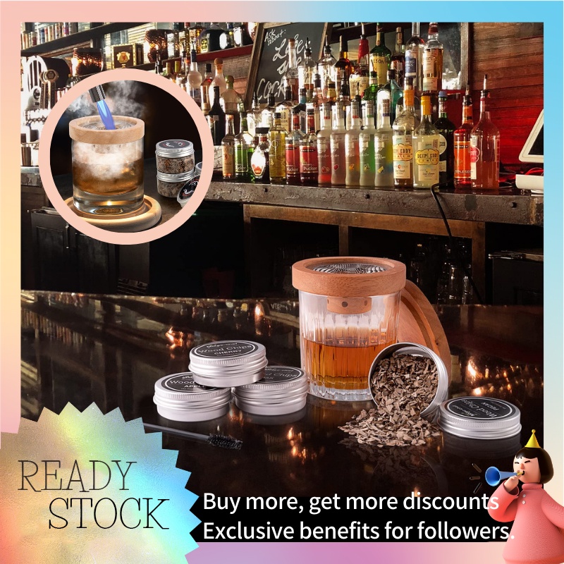 Cocktail Smoker Kit with 4 Flavors Wood Chips | Shopee Malaysia
