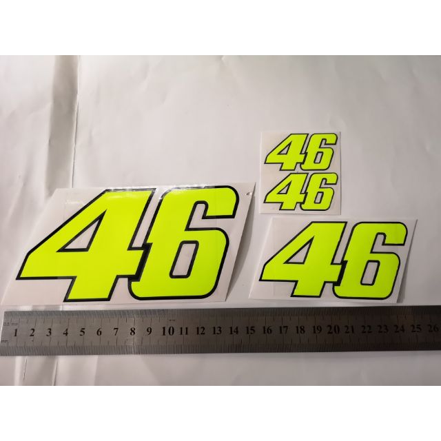 sticker rossi 46 L M S sticker Cantik Lawa Perminat Rossi | Shopee Malaysia