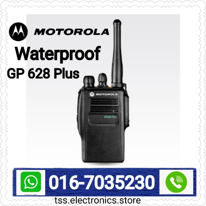 Motorola GP 628 Plus UHF walkie-talkie waterproof ip67 | Shopee Malaysia