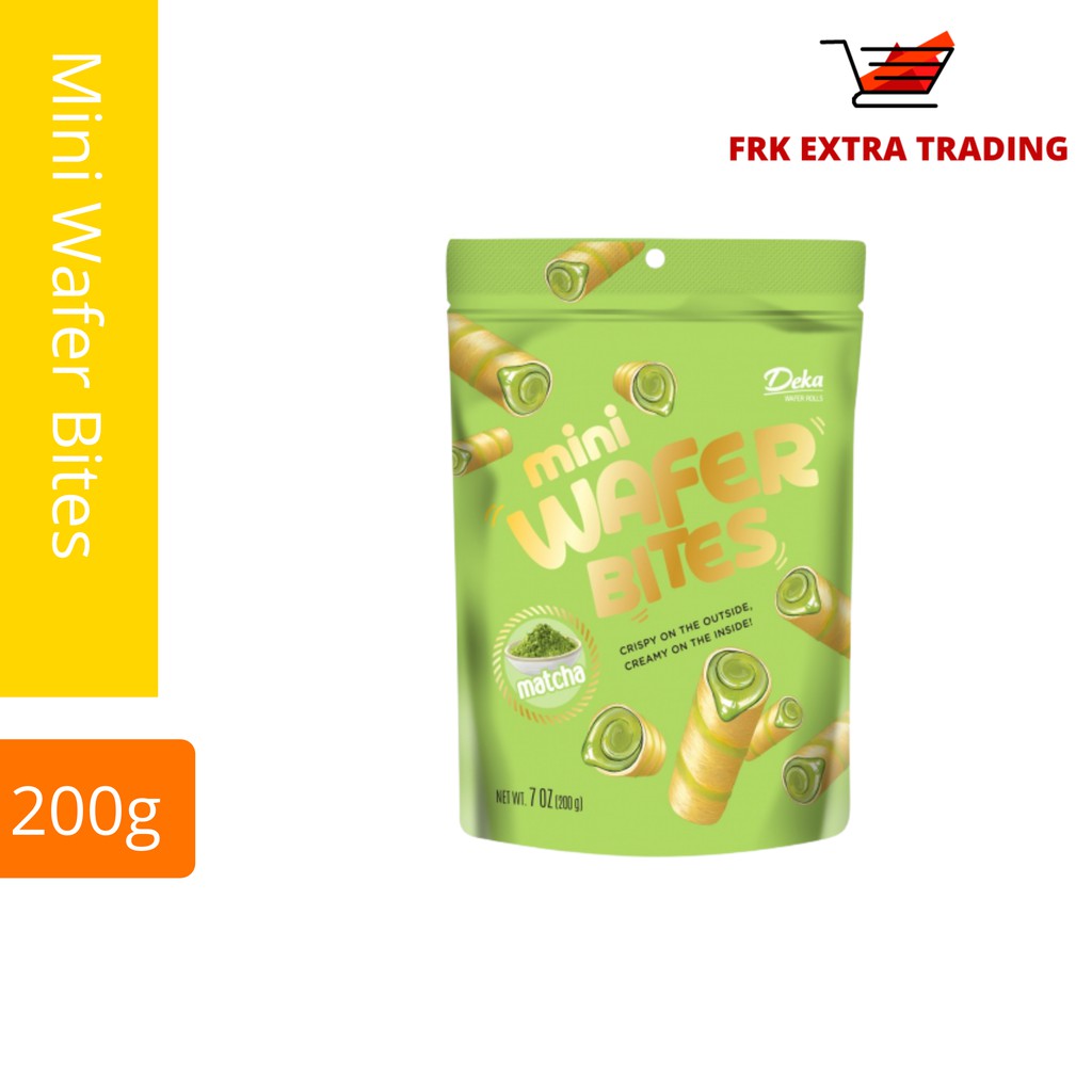 Deka Mini Wafer Bites 200g (Ube/Durian/Choco Choco/Matcha) | Shopee ...