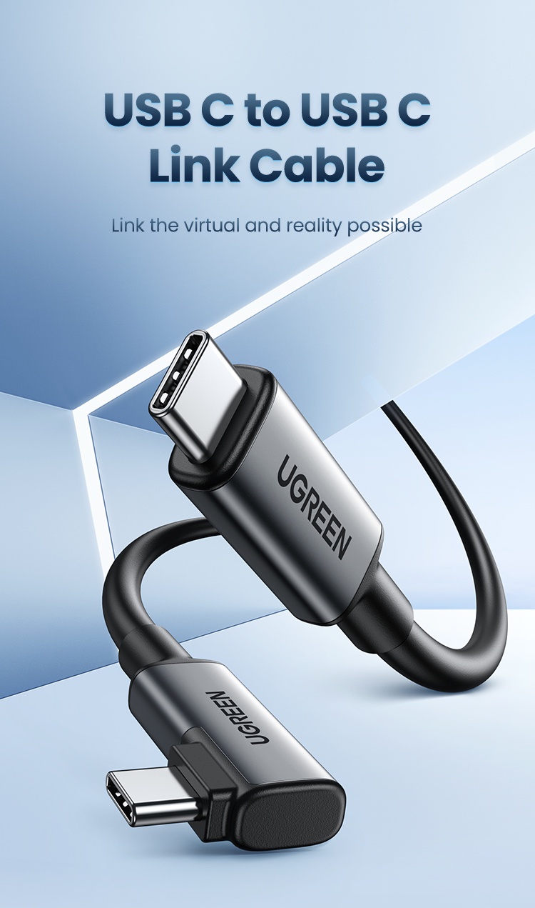 UGREEN 5M USB C to C VR Link Cable 5 Gbps Transfer Rate for Oculus ...