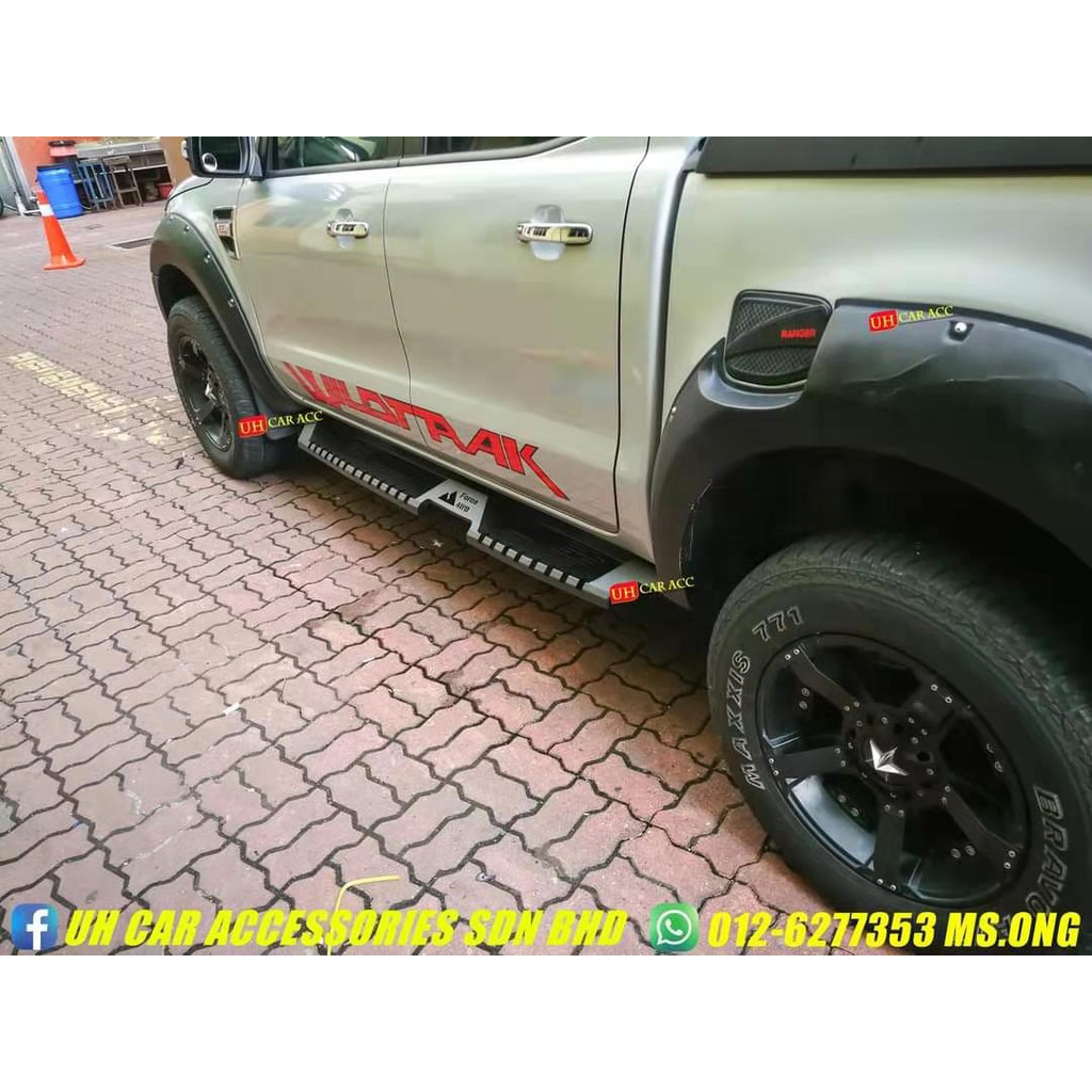 Ford Ranger T6 T7 T8 T9 2012-2021 Force Running Board Door Side Step ...