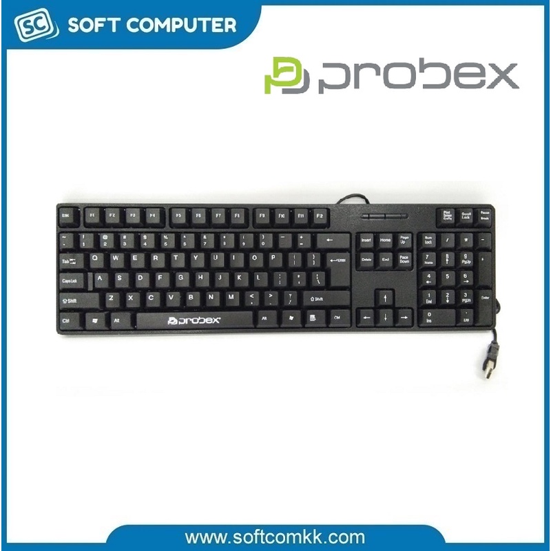 Probex KB-USB USB Keyboard for PC/Computer/Laptop/Notebook | Shopee ...