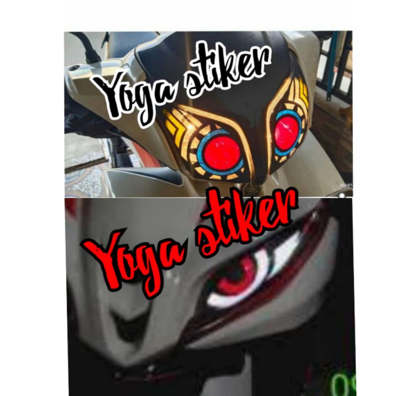 MATA Headlight sticker with Jupiter Z1 eyebrows | Shopee Malaysia