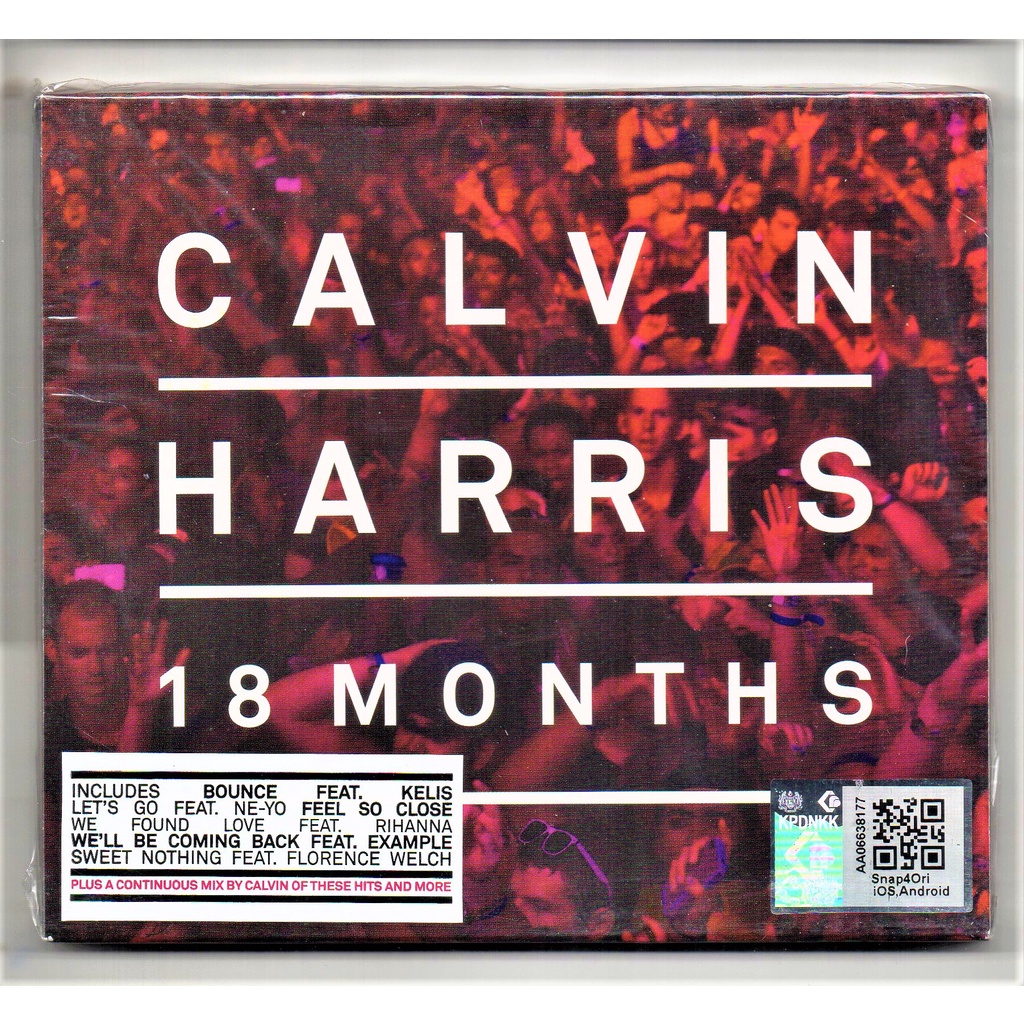 CALVIN HARRIS - 18 Months ( 2 CD ) | Shopee Malaysia