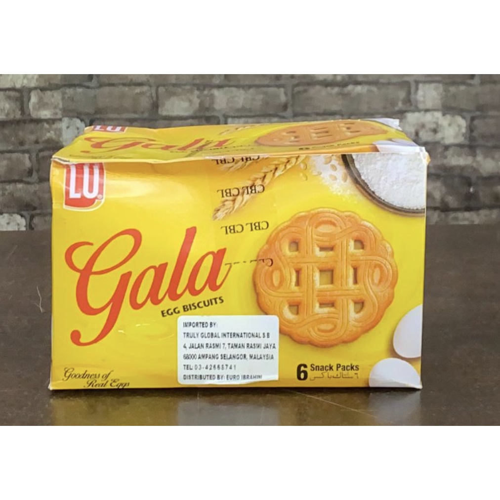 Lu Gala Egg Biscuits 10 Half Roll Box | Shopee Malaysia