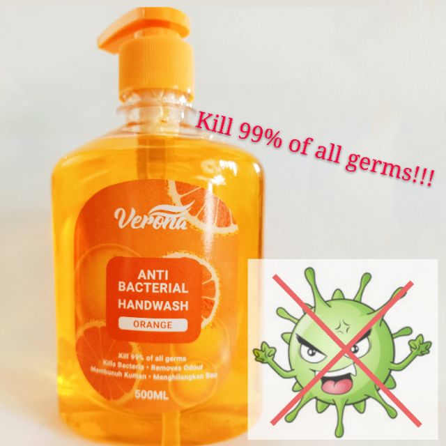 [VERONA] Anti-Bacterial Handwash | Kill 99% Of All Germs - 500ml ...