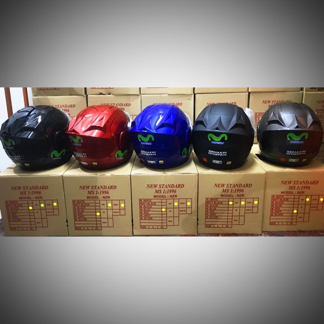 Laser Movistar helmet | Shopee Malaysia