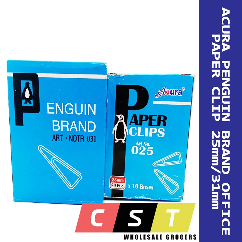 Chromed Office Metal Paper Clip 25mm (10 Small Boxes/Box) | Shopee Malaysia