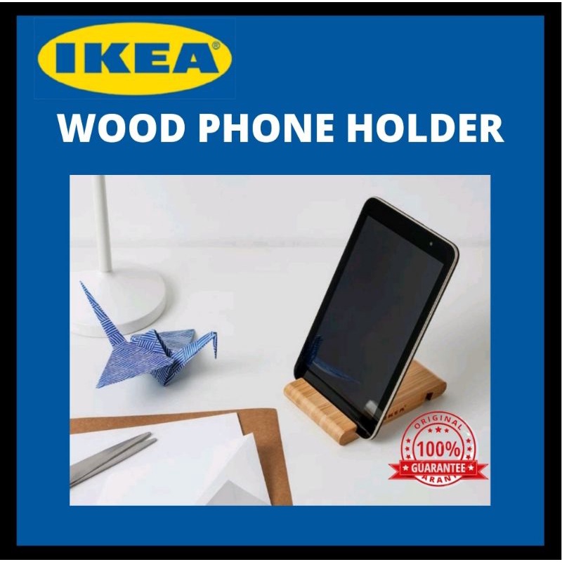 🇲🇾 Ikea solid wood mobile phone holder | Shopee Malaysia