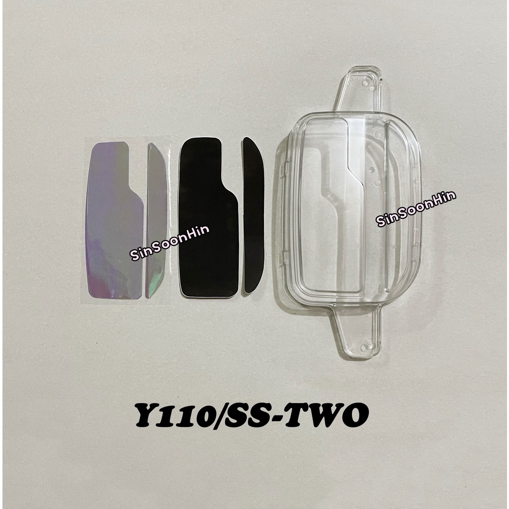 Yamaha Y110 SS110 SS TWO SS2 SS1 Meter Len / Cover Meter + Tinted Black ...