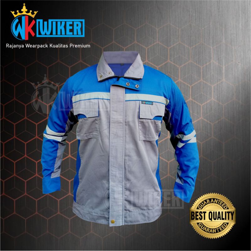 Cool Blue Gray Safety Wearpack - Semi Jacket Werpack - PT Project ...