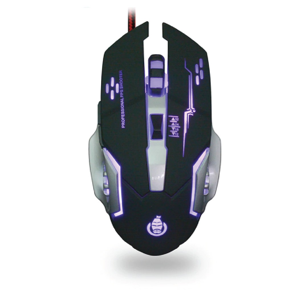 SHIPADOO X3 Mechanical Gaming Mouse 3200DPI 6 Buttons Wired Optical USB ...