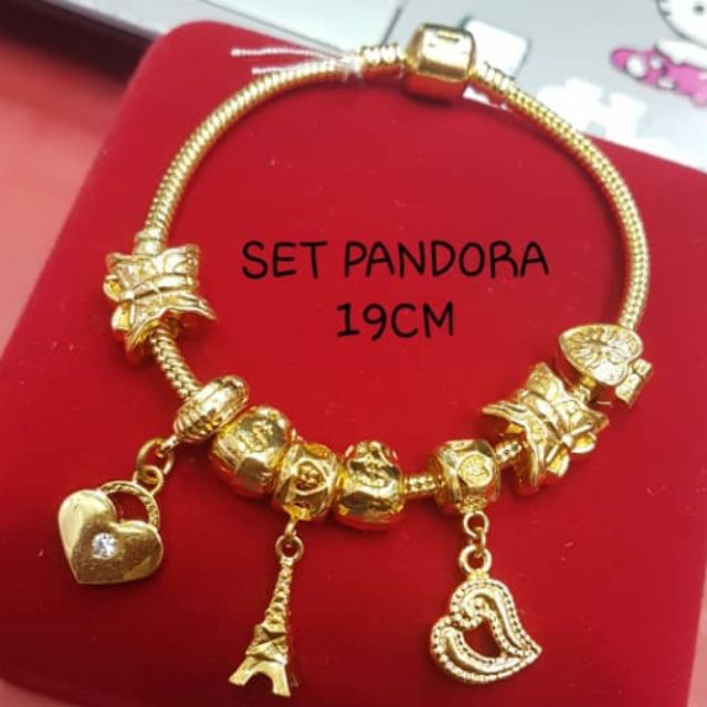 🔥SET RANTAI TANGAN PANDORA🔥🔥🔥EMAS BANGKOK MURAHHHHH🔥ADA COP 9I6 🔥 ...