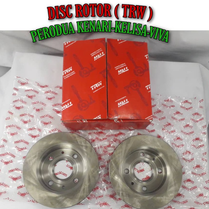 DISC ROTOR (TRW) PERODUA KELISA / KENARI / VIVA | Shopee Malaysia