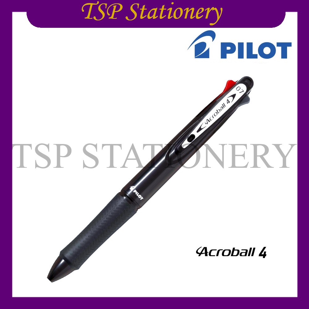 Pilot Acroball 4 Multifunction Pen 0.7mm 4 in 1 Ball Pen Black Blue Red ...