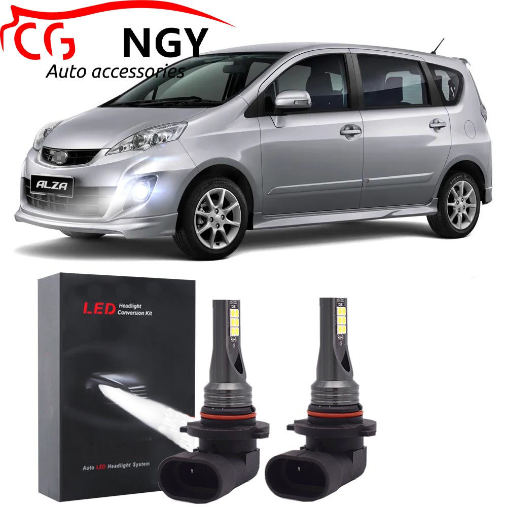 For PERODUA ALZA 2014 2015 2016 2017 2018 2019 2x 6000K WHITE LED Bulbs ...