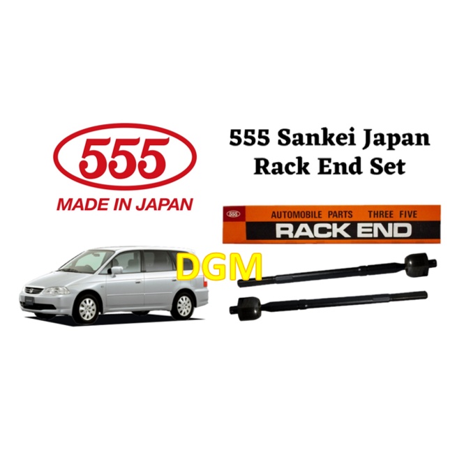 Original 555 Sankei Japan Rack End Set (SR-H040) for Honda Odyssey RA6 ...