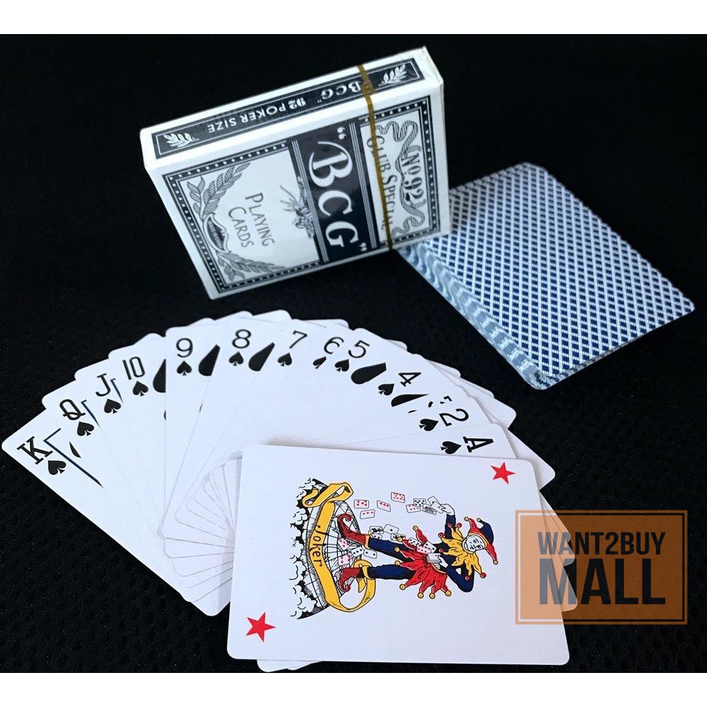 🇲🇾 🏆 BCG Glub Special No.92 Casino Poker Magic Playing Card 52 + 2 ...