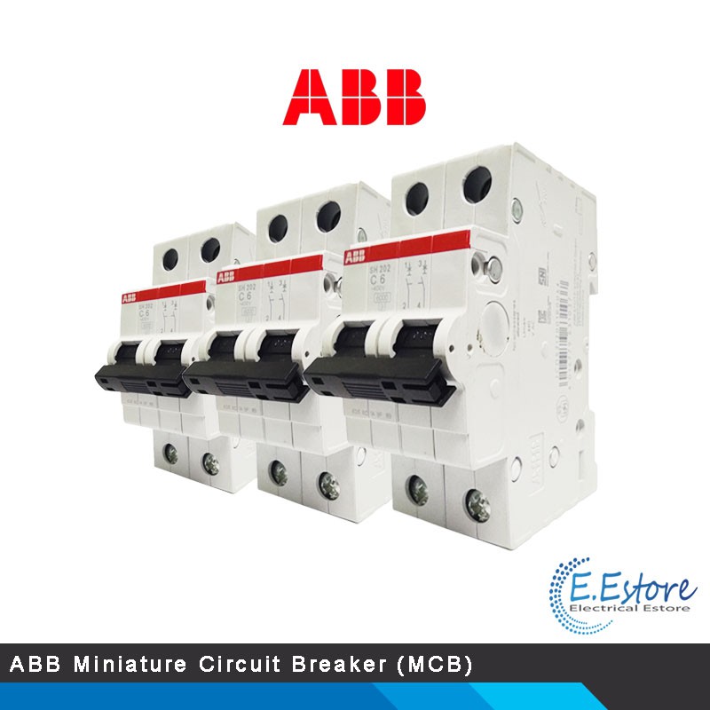 ABB MCB SH202L 2Pole 4.5kA ( 6A/10A/16A/20A/32A/40A ) | Shopee Malaysia