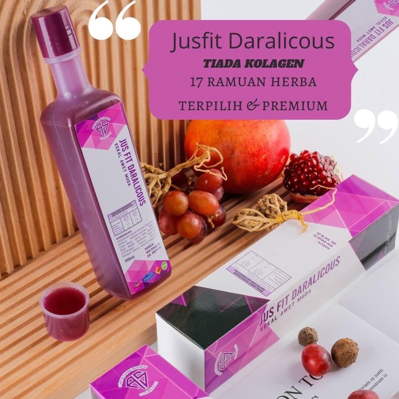 🔥FAST SHIPPING🔥 JUS JAMU MODEN JUSFIT DARALICIOUS KURUS LANSING AWEK ...