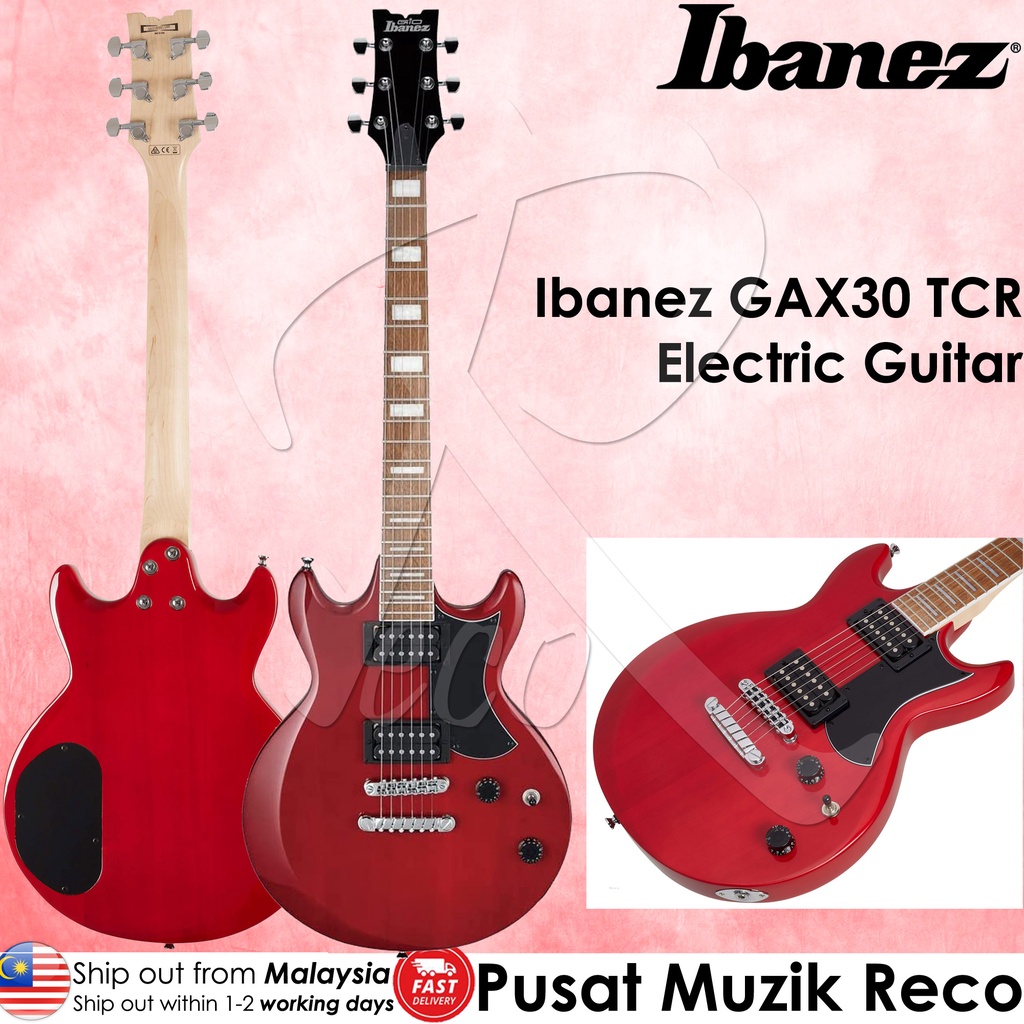 Ibanez GAX30 TCR Electric Guitar HH Pickup Solid Basswood Body Jatoba ...