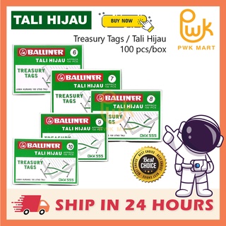🔥READY STOCK🔥Tali Hijau Fail /Green String /Treasury Tag 100's per BOX ...