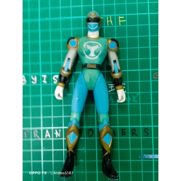 Power Rangers Ninja Storm Blue Ranger action figure & Max Steel action ...