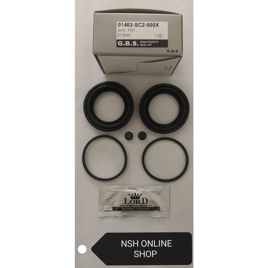 Front & Rear Disc Brake Caliper Repair Kit for Honda Civic SR4 SO4 City ...