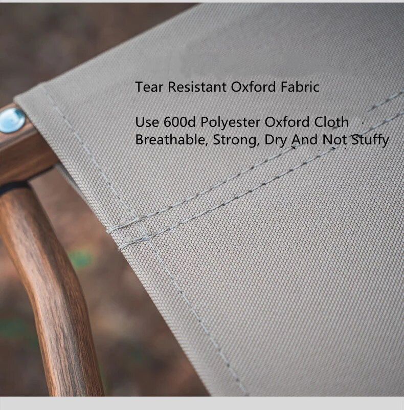 ShineTrip Outdoor Folding Chair Wood Relax Armchair Portable Foldable ...