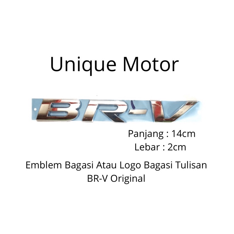 Original BRV Writing Emblem Logo | Shopee Malaysia
