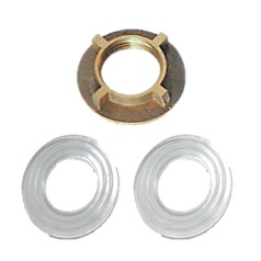 SINK TAP INSTALL PVC NUT AND BRASS NUT (COME WITH WASHER) | Shopee Malaysia