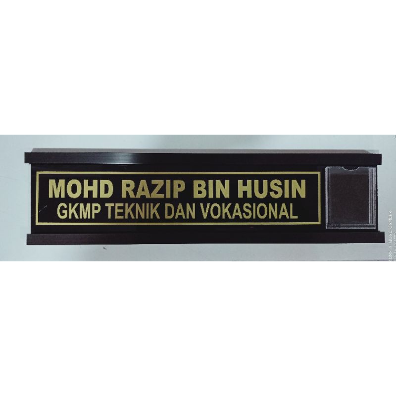 Nametag / Tanda Nama Pintu Khat/Rumi/Jawi | Shopee Malaysia