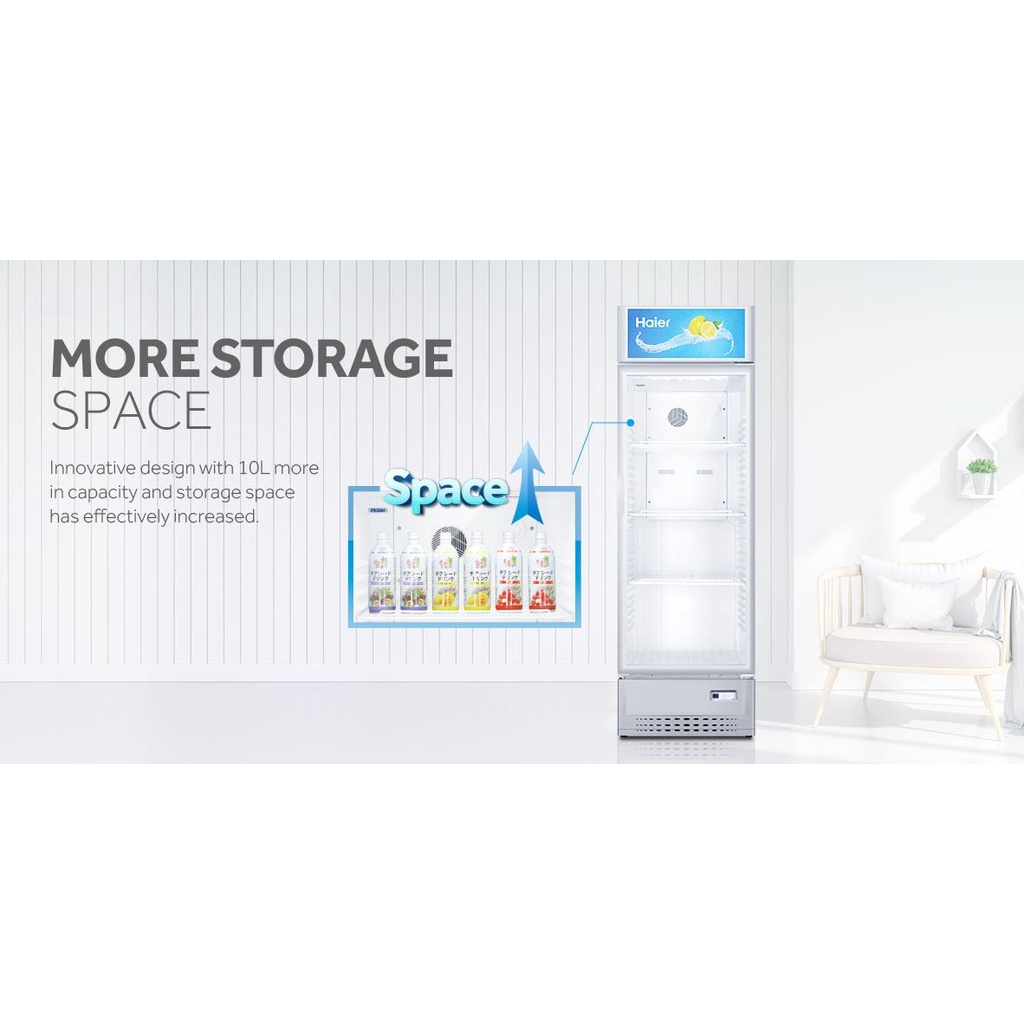 HAIER SC348E/SC-248E Display Chiller Showcase with Anti Bacterial ...
