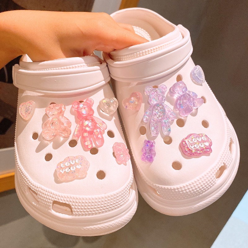 【sea series】 diy shoe accessorie ins Shoe Decoration Sticker croc clog ...