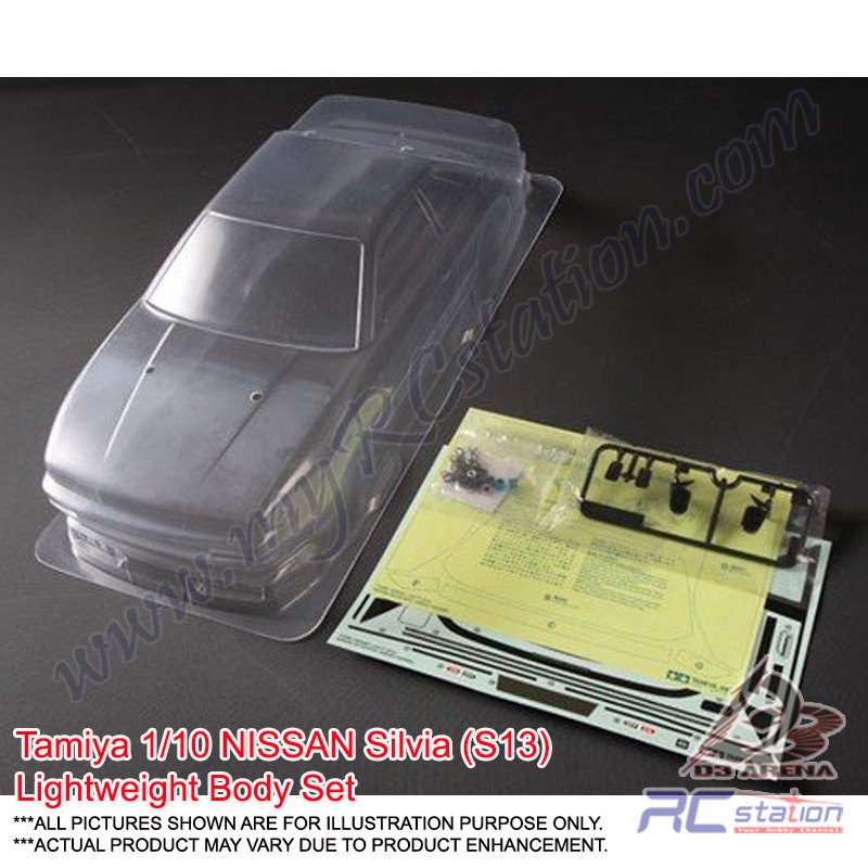 Tamiya Body Shell #84313 - M06 Nissan Silvia S13 Lightweight Body Parts ...