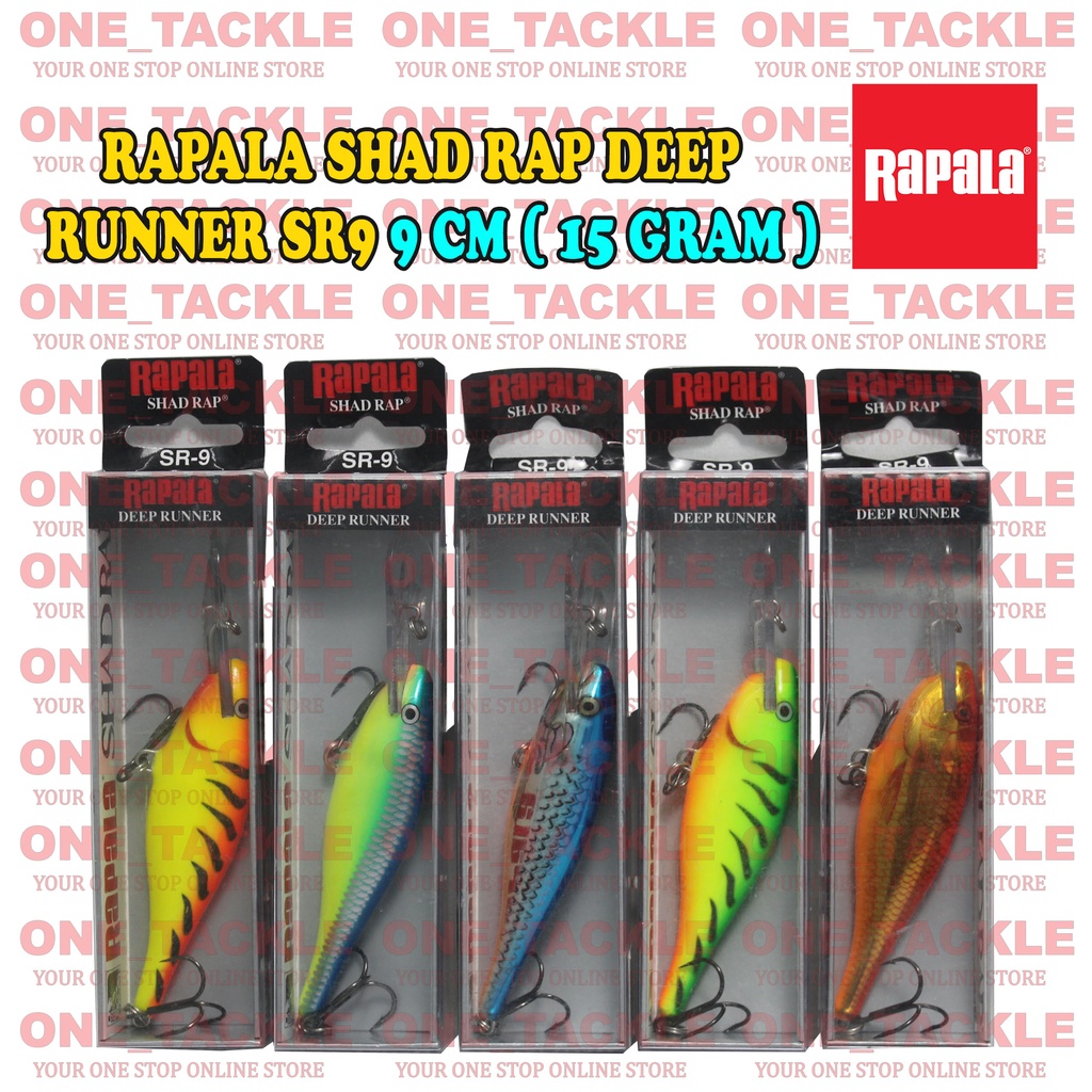 Rapala Shad Rap Deep Runner SR9 9cm (15 Gram) | Shopee Malaysia