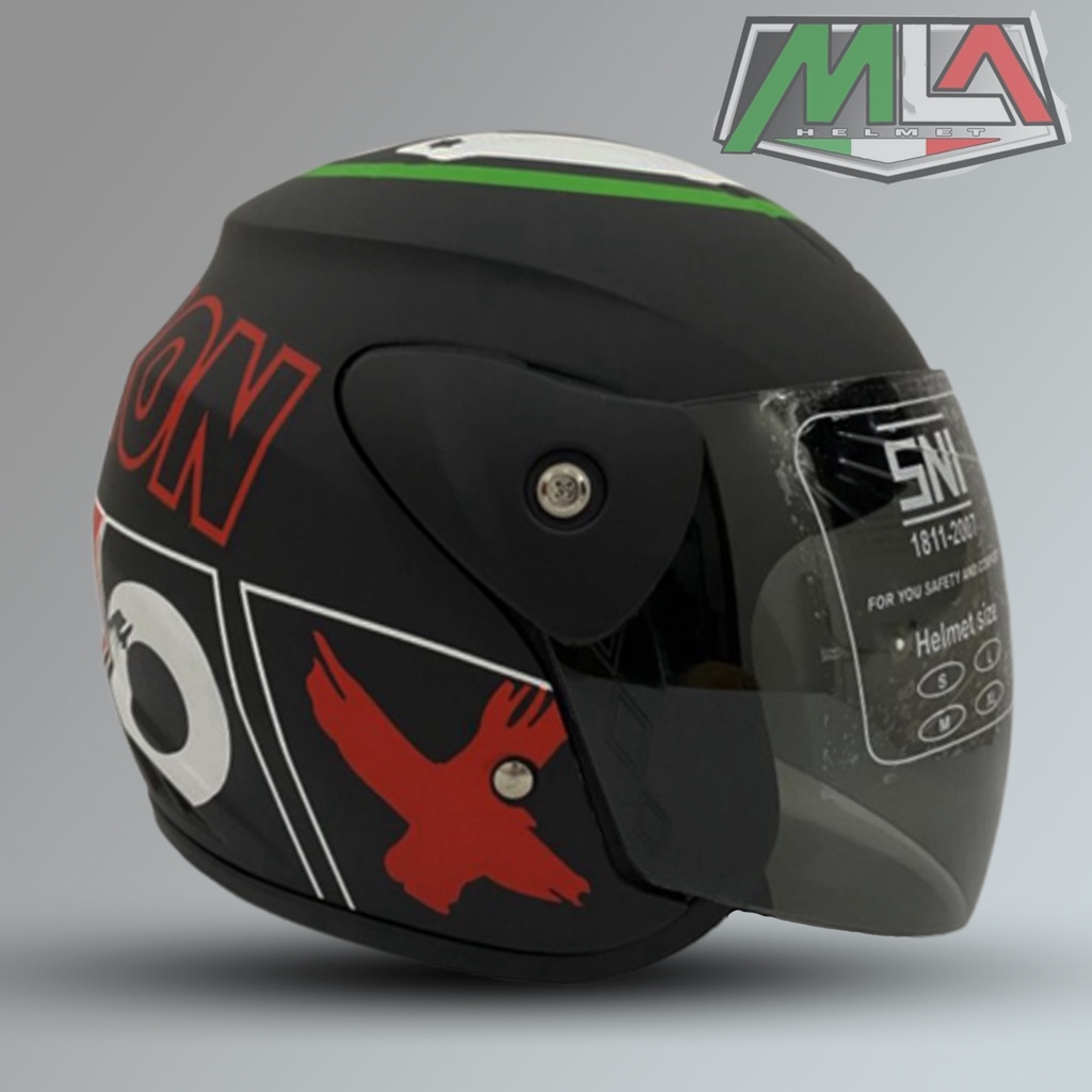 Half Face Helmet Adult Evo Inovation Motif NOUVO Italy Model Like ...