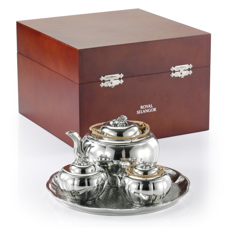 Royal Selangor Melon Collection Gift-boxed Melon Tea Set | Shopee Malaysia