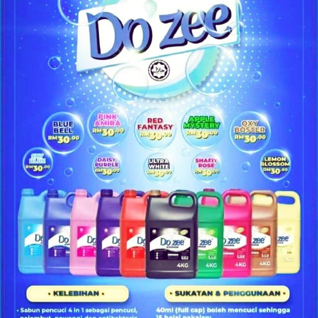 DOZEE LAUNDRY DETERGENT... | Shopee Malaysia