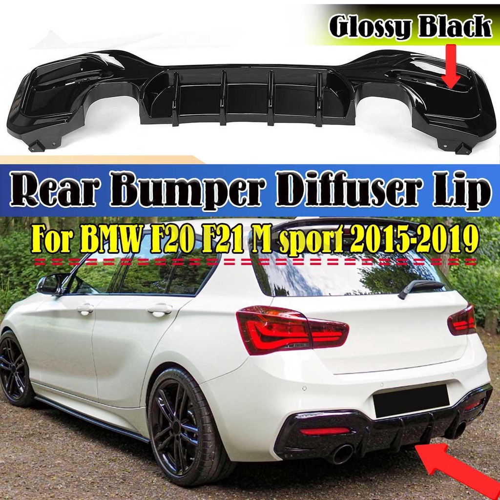 For BMW 1 SERIES F20 F21 REAR DIFFUSER 2015+ FACELIFT LCI 135/140 LOOK ...