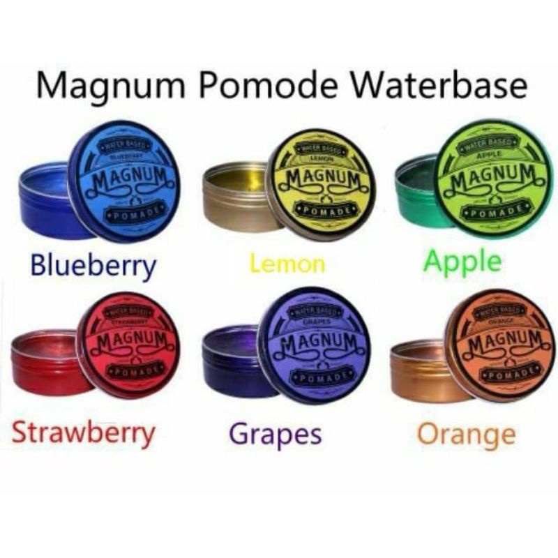 MAGNUM POMADE WATER BASED HAIR WAX MAGNUM STYLING / GEL RAMBUT MINYAK ...