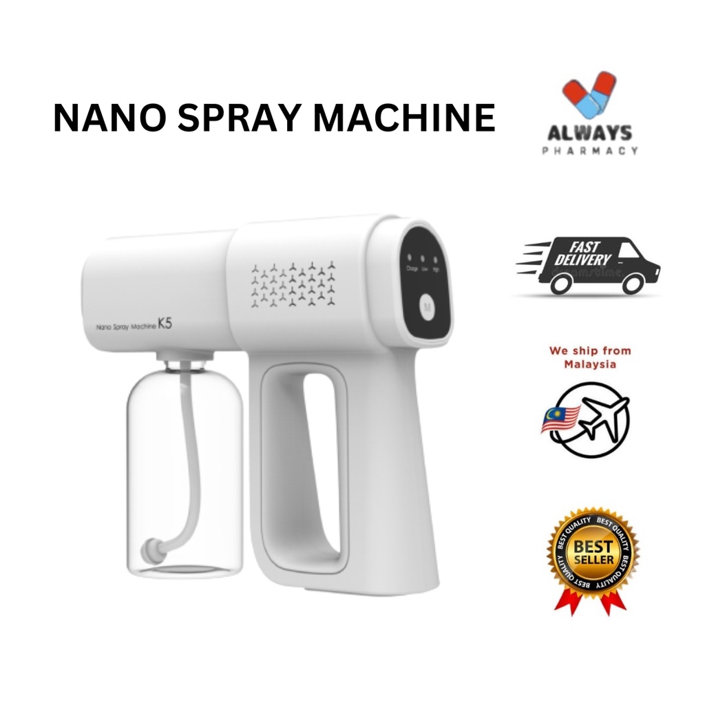 NANO SPARY MACHINE K5 (380ML) SPRAY GUN SANITIZER (SPRAY GUN SAHAJA ...
