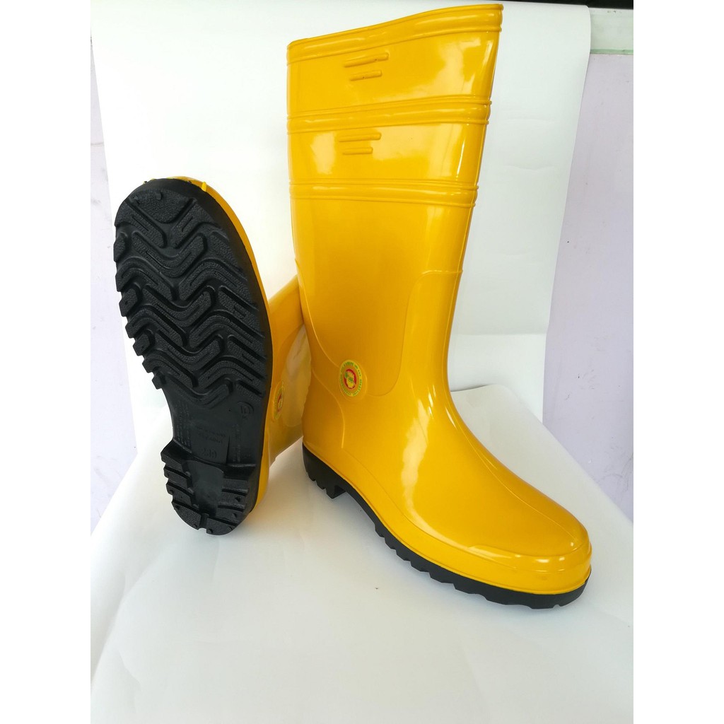GOCO Yellow Safety Rubber Boot / Kasut Boot Getah KUNING GETAH KASUT ...